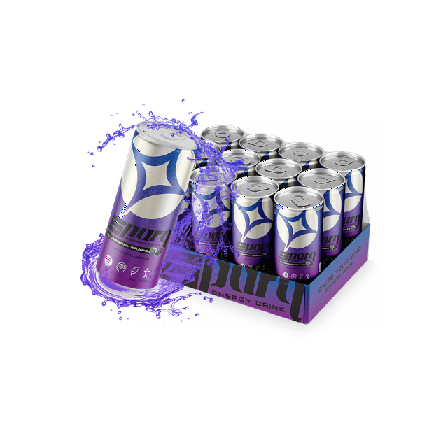 SPARQ Energy Drink Blueberry Grape (Pack of 12) - Walmart.com