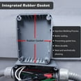 Greencycle Waterproof Junction Box, PVC/ABS Outdoor Plastic Enclosure ...