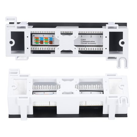 Mgaxyff Punch Panel,CAT6 Patch Panel,Patch Panel 8 Ports CAT6 Cable ...