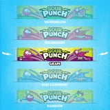 Sour Punch Straws Grape Soft Chewy & Fruity Candy, 2oz Movie Tray ...