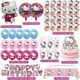 48Pcs - Kitty Birthday Party Decorations Set, with Banner, Balloons ...