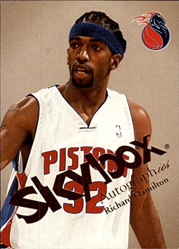 2003-04 SkyBox Autographics #4 Richard Hamilton NBA Basketball Trading ...
