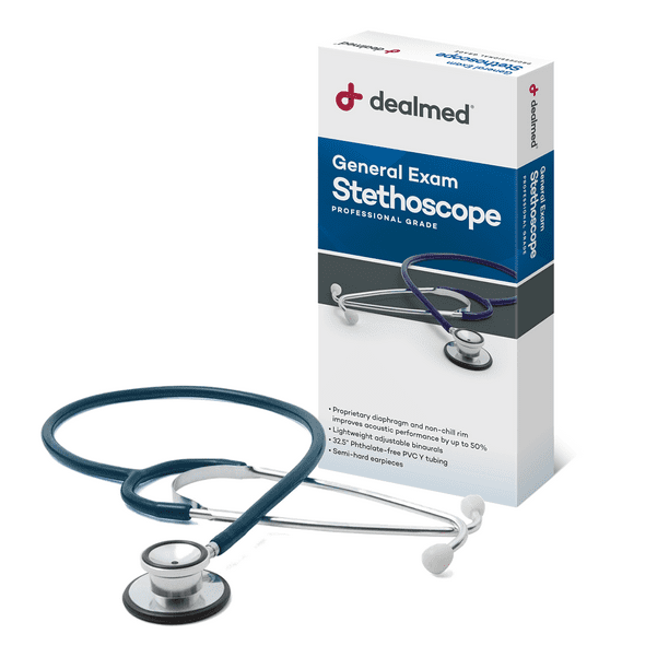 Dealmed General Exam Stethoscope | Professional Economy Dual-Head ...