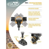 Folbe Pedestal Mount Rod Holder - Walmart.com