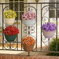 Artificial Flowers Outdoor, UV Resistant Flower Bulk for Hanging ...