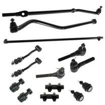TRQ 12 pc Steering & Suspension Tie Rods Ball Joints End Links Strut ...