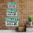Classic Framed Plus Pallet Storage Area Wall or Door Sign | Workplace ...