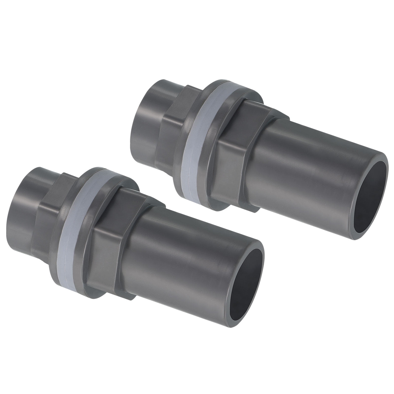 Uxcell 1/2" ID PVC Water Tank Pipe Fitting Straight Tube Adapter ...