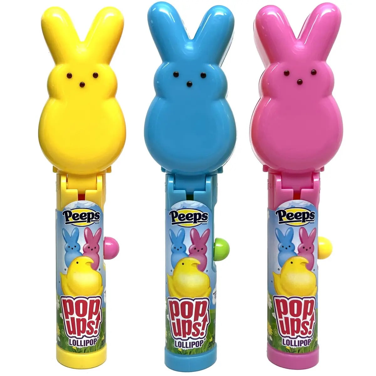 Flix Candy Easter Bunnies Pop Ups Blister Cards W/Chupa Chups Lollipops ...