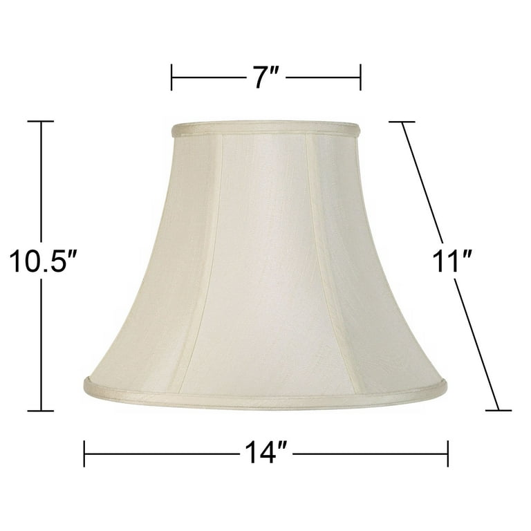 Royal Designs Flare Bottom Outside Corner Scallop Lamp Shade, Antique ...