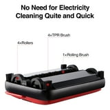 Eyliden Hand Push Carpet Sweeper, Manual Lightweight Vacuum with Dual ...