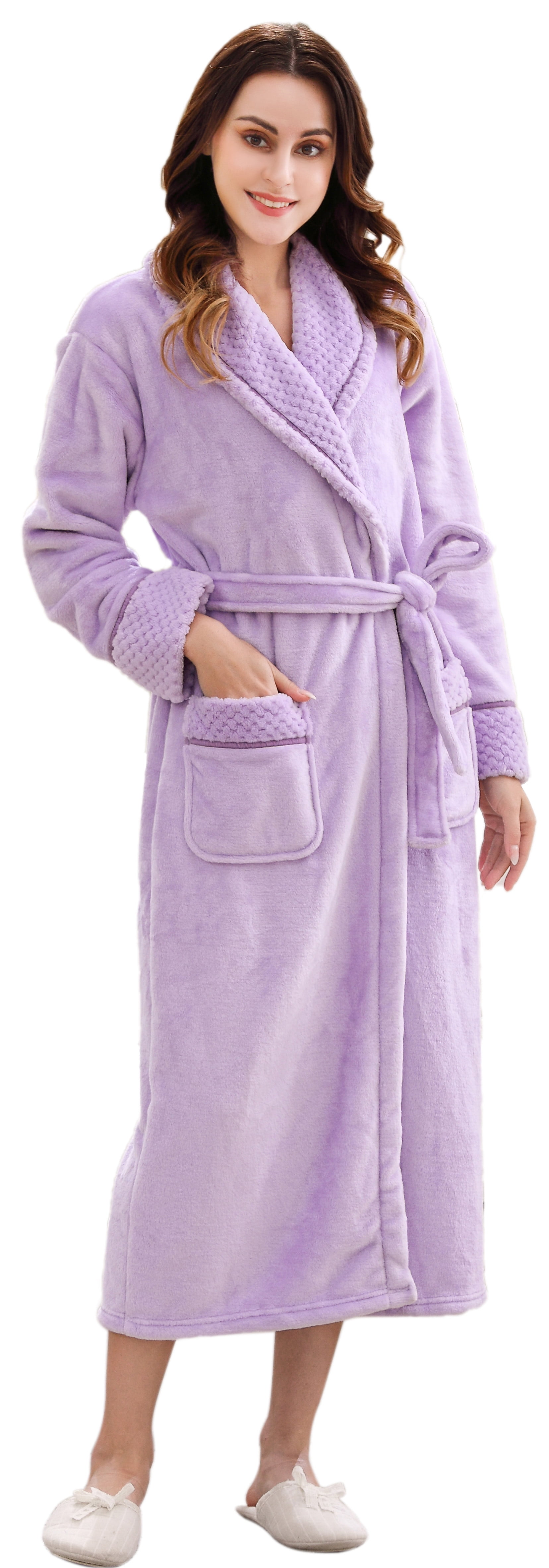 Richie House Women's long sleeve robe RH1591 - Walmart.com