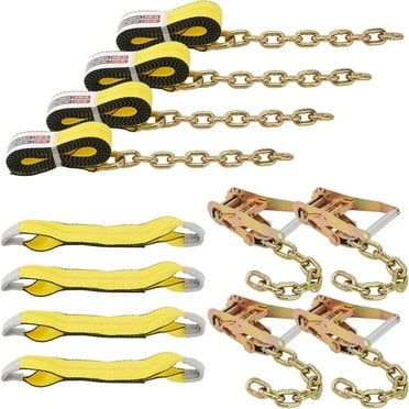 18PCS E Track Tie-Down Rail Kit, Trucks, Vans, Garages, Trailer Tie ...