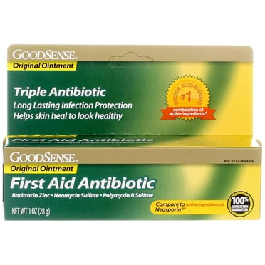 Perrigo Triple Antibiotic Ointment 1 oz, Bacitracin Zinc First Aid for ...