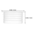 ELAYARD 12Pcs Clear Plastic Round Plug for Planter Box Prevents Water ...