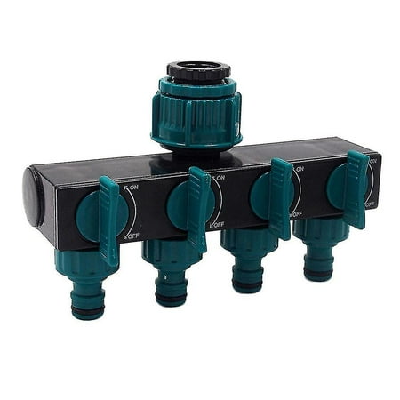 Garden Hose Splitter 4 Way Plastic Tap Hose Connectors Water ...