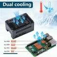52Pi Aluminum Case for Raspberry Pi 5, Active Cooler for Raspberry Pi 5 ...