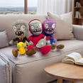 4Pcs Plants vs Zombies Plush Toys Peashooter Soft Figure Doll, Plants ...