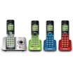 AT&T CL82557 Cordless Phone, 5 Handset System with Caller ID, Rose Gold ...