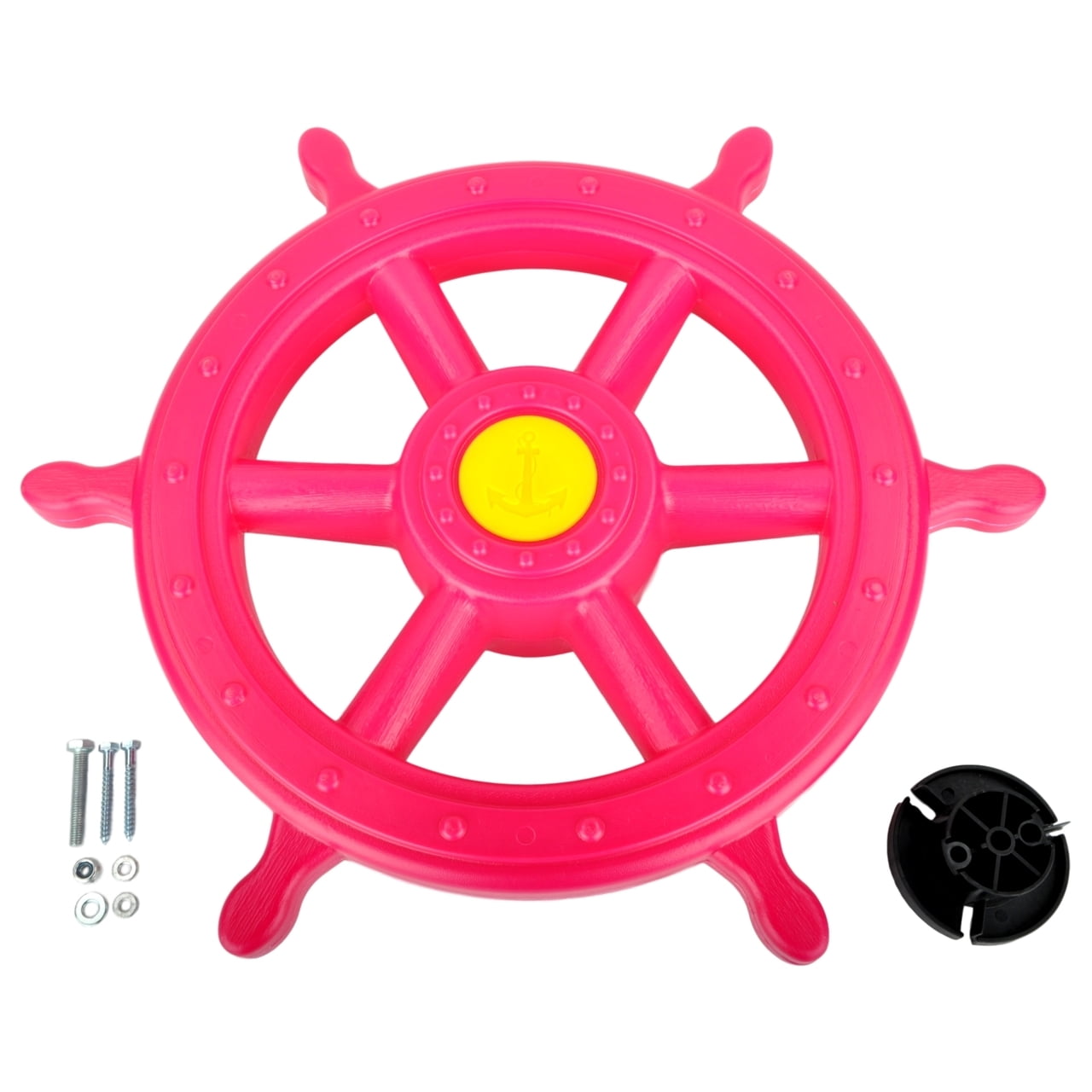 Swing Set Stuff Inc. Ships Wheel (Pink) and SSS Logo Sticker - Walmart.com