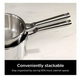 Ninja EverClad 12-Piece Stainless Steel Cookware Set, Oven Safe to 600Â ...