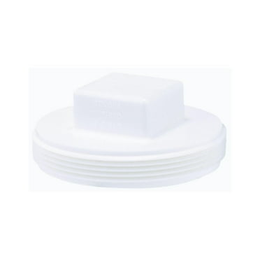 4" Sch. 40 PVC-DWV Threaded Plug (MIP) by Genova Products - Walmart.com