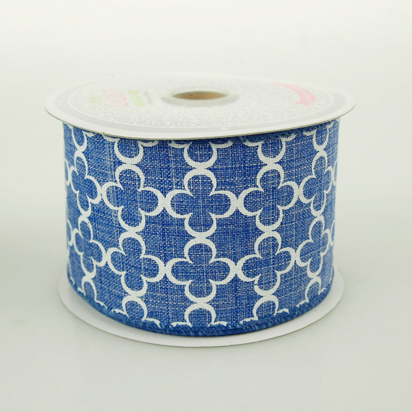 Quatrefoil Spade Canvas Ribbon, 2-1/2-Inch, 10 Yards, Royal Blue ...