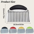 Hecteas Stainless Steel Crinkle Cutter Wavy Knife – French Fry Slicer ...