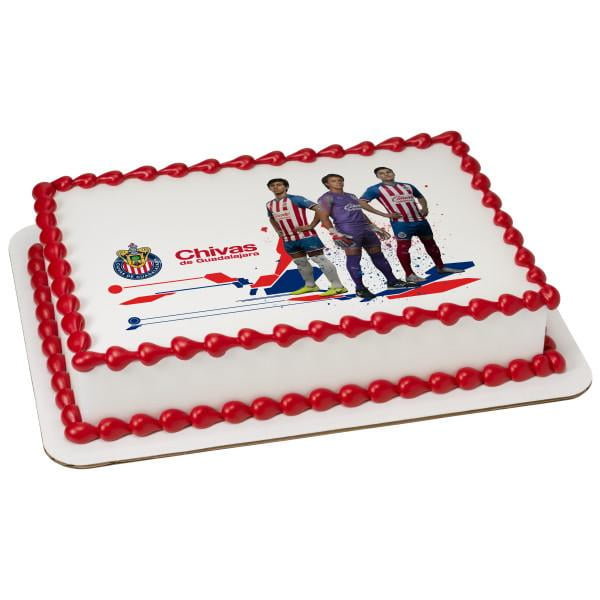Chivas Guadalajara Rebano Sagrado Edible Cake Topper Image - Walmart.com