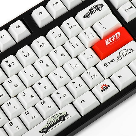 108 Keys Japanese Keycaps Initial D PBT Sublimation Keycap Cherry ...