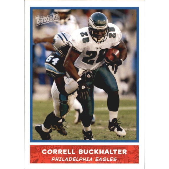 2004 Bazooka #27 Correll Buckhalter NFL Football Trading Card - Walmart.com