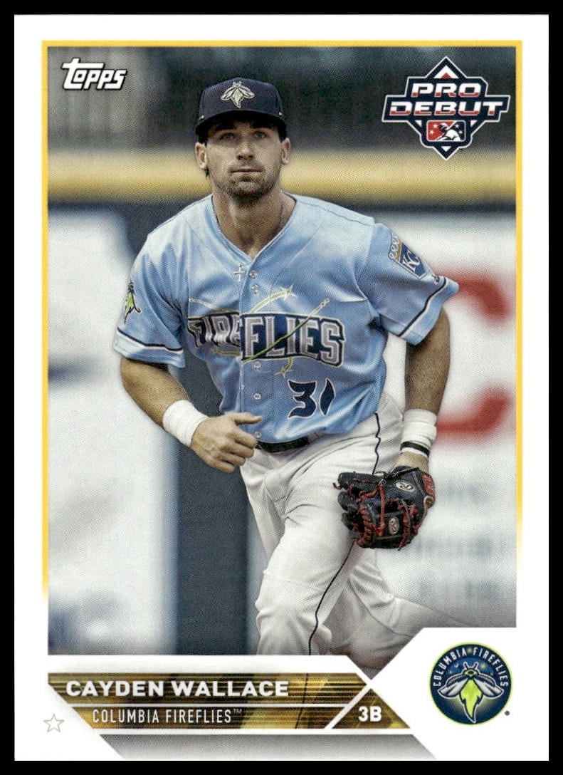 2023 Topps Pro Debut Cayden Wallace #PD-133 - Walmart.com