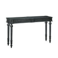 Victorian Style Hand Carved 12" Deep Solid Wood Console| Handmade Hand ...