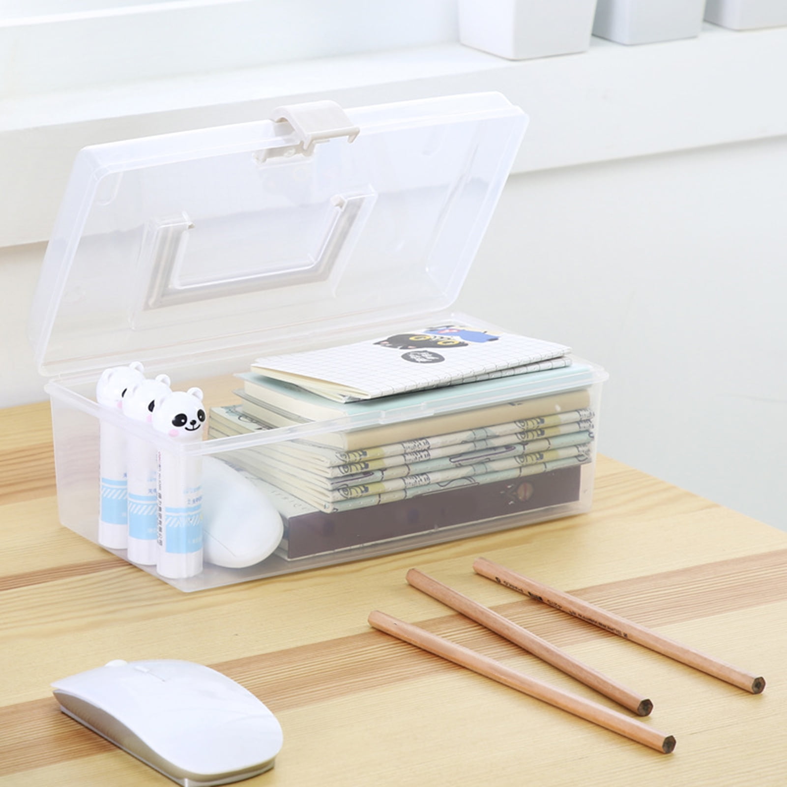 Dream Lifestyle Clear Multipurpose Storage Box, Portable Storage ...