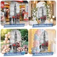 Arch Backdrop 7.2 Ft, City Street Spandex Stretch Fitted Arch Cover ...