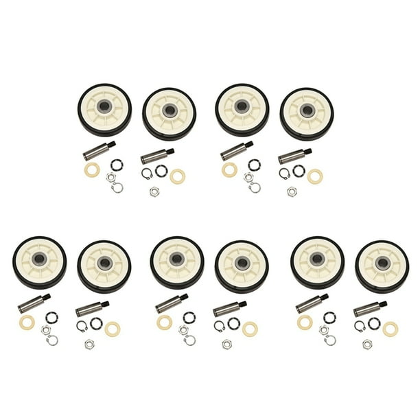 Rodillo y Eje de Soporte del Tambor Secador de 10 Piezas para 303373 ...