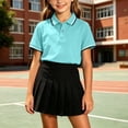 Boys Girls Short Sleeve Polo Shirts Kids School Uniform Polo Shirt 3-12 ...