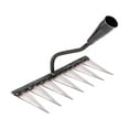 Garden Rake Cultivating Planting Rake Rust Resistant Carbon Steel ...
