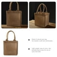 Handbags Jute Bags Small Handle Gift Bag Bookbag Jute Shopping Bag Jute ...