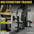 Syedee Home Gym Station Workout Station With 150lbs Weight Stack Home