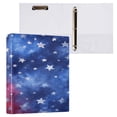 2Pack 3 Ring Binder 1.5 inch Round Rings with Interior Pockets Binders ...