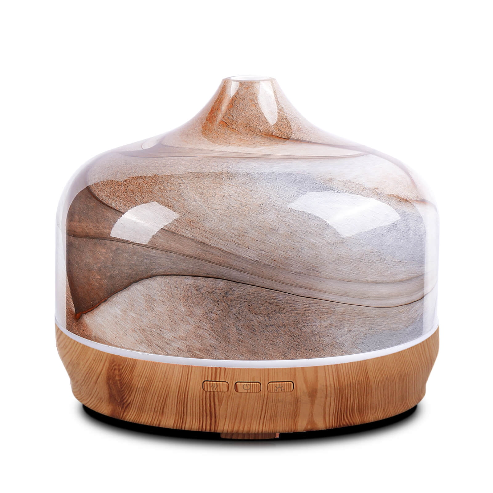 Porseme 500ml Desert Glass Essential Oil Diffuser Aromatherapy ...
