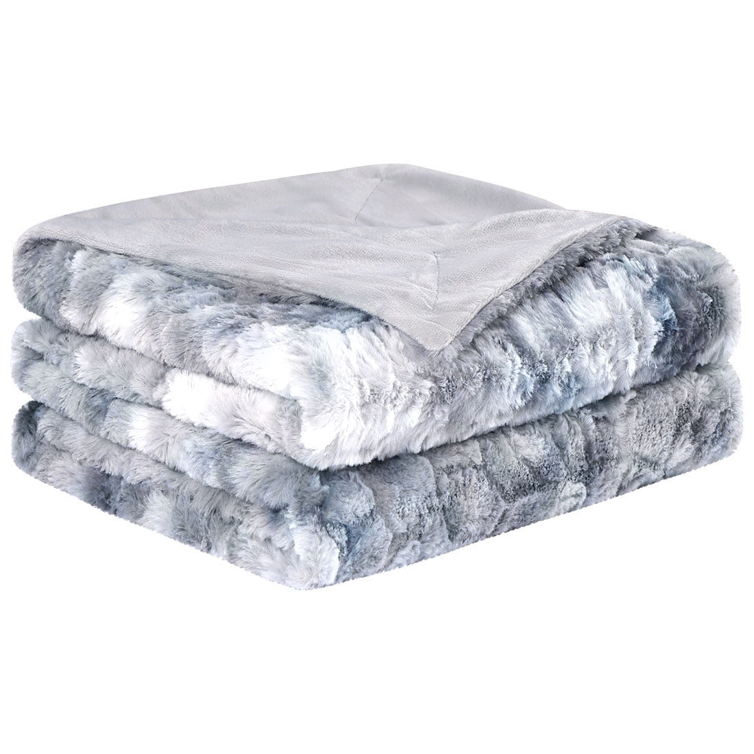 Click here for Unique Bargains Double-Sided Faux Fur Throw Blanke... prices