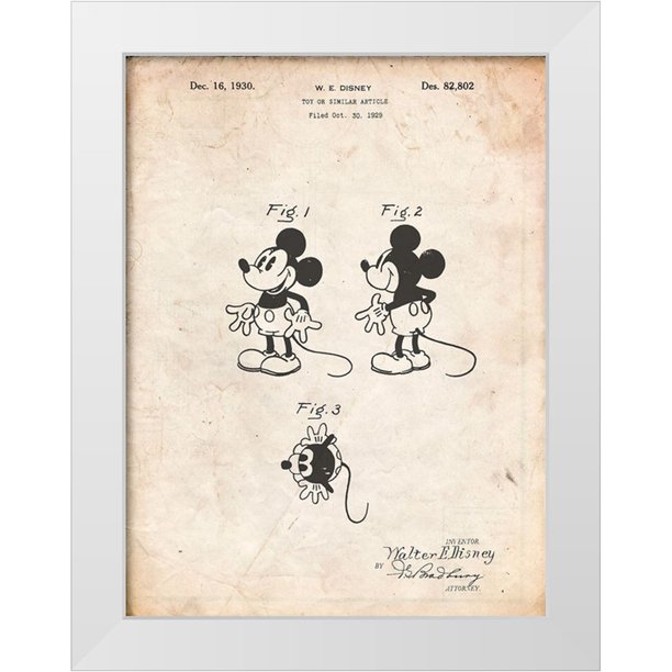 Borders, Cole 19x24 White Modern Wood Framed Museum Art Print Titled ...