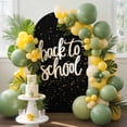 School Season Black Arch Backdrop Cover 7.2 FT Modern Back To School ...