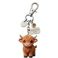 SPOORYYO Highlands Bull Month Keychain Daily Reminder of Quiet Strength ...