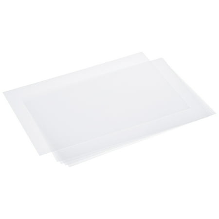 Uxcell Shrink Plastic Sheet, 29cm x 20cm x 0.2mm Small Sanded Shrink ...