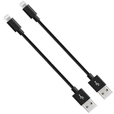 Onn Lightning Charging Cable, 6-Foot, Black - Walmart.com