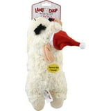 Multipet Holiday Lamb Chop with Santa Hat Plush Dog Toy, Medium ...
