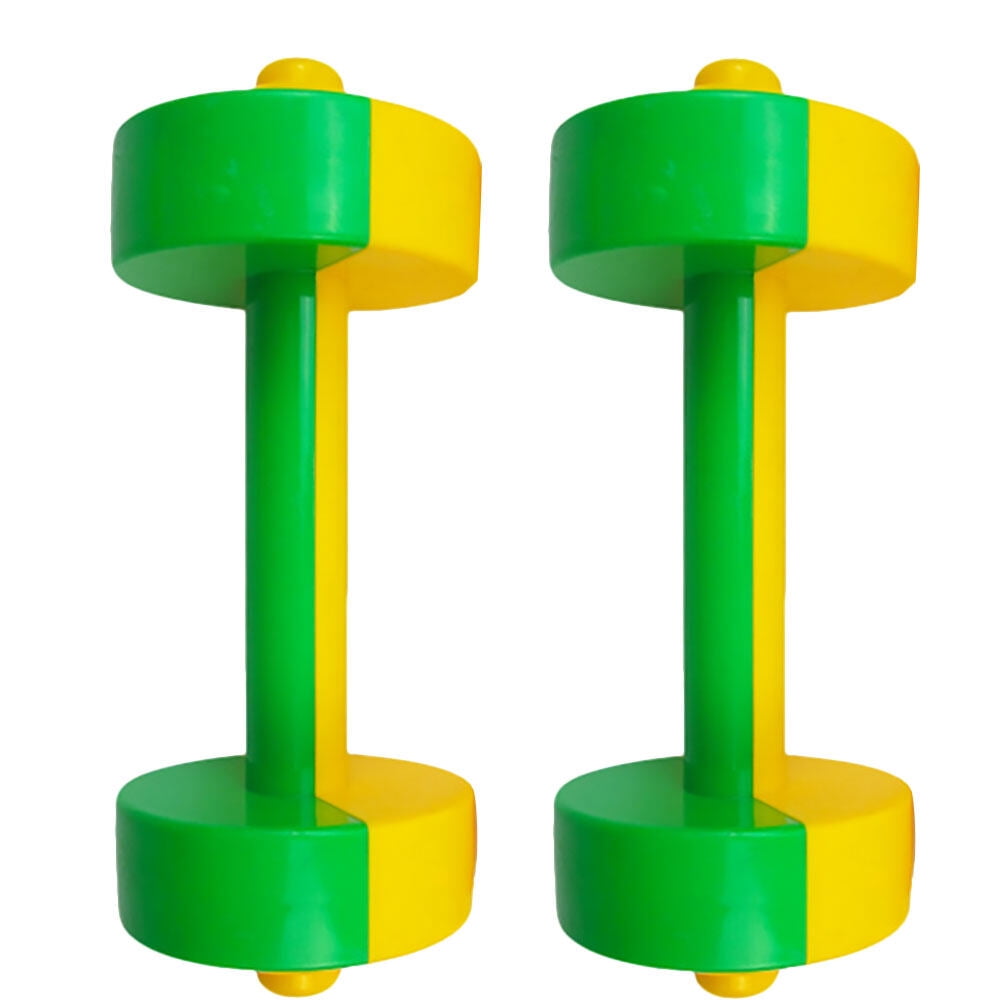 1 Pair Children Dumbbell Toy Plastic Dumbbell Toy Fitness Weight ...